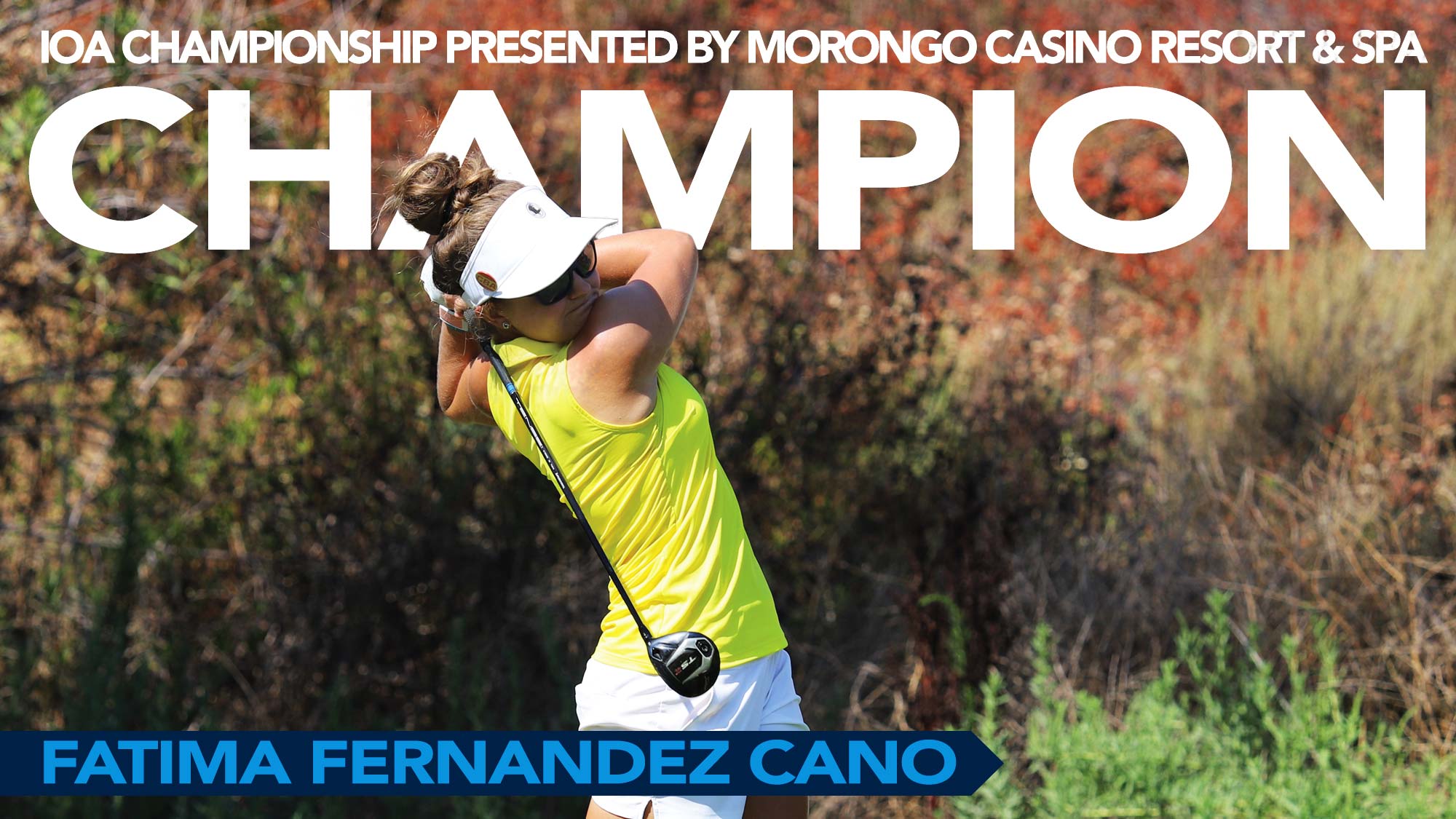In the Winner's Circle with Fatima Fernandez Cano | News | LPGA ...