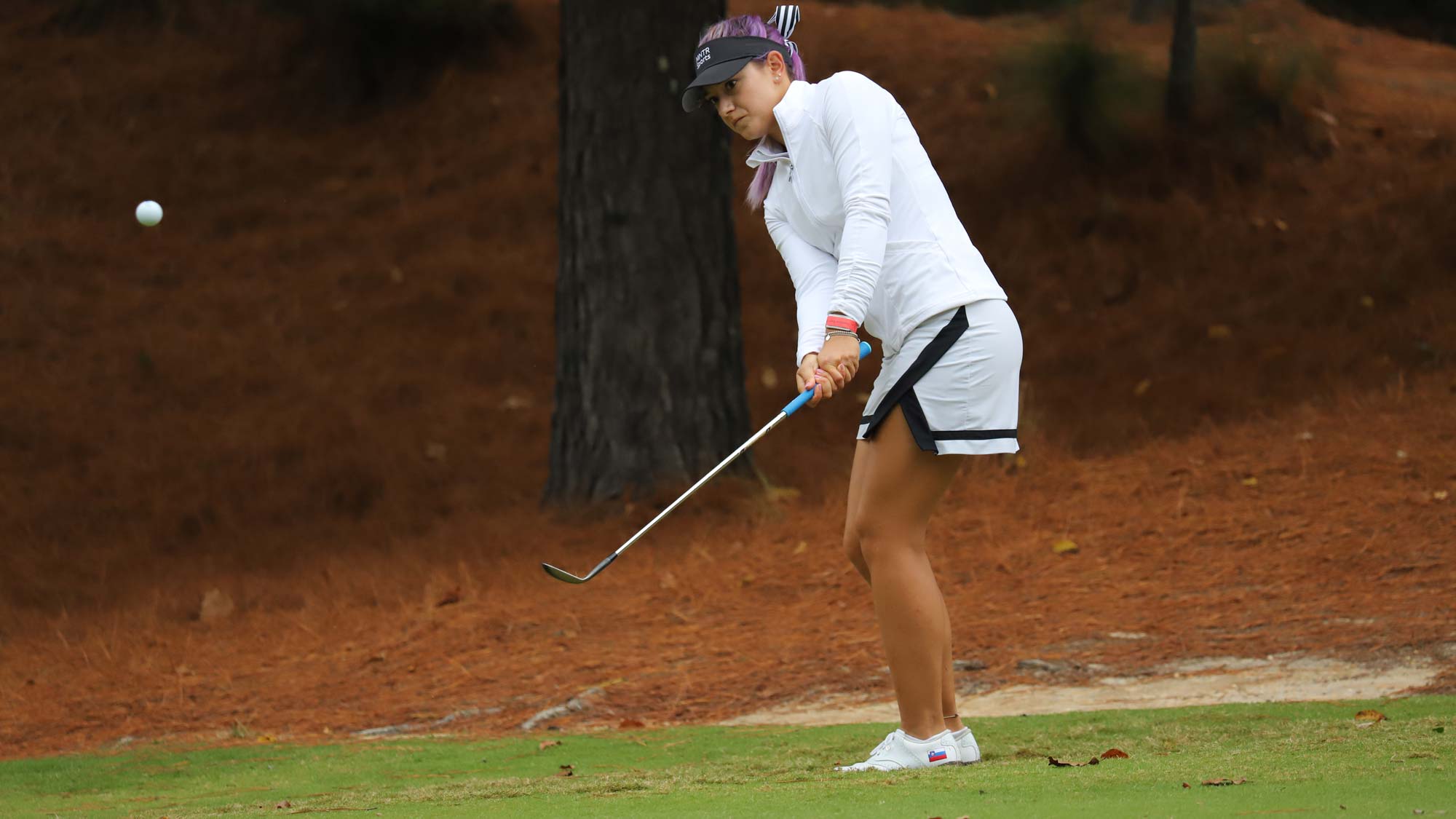 Ana Belac Maintains Carolina Golf Classic Lead Despite High Winds and ...