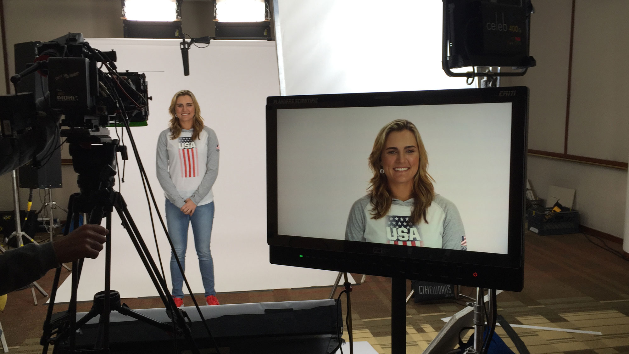 Lexi Thompson & Stacy Lewis Meet Fellow Olympians, Make Media Rounds ...
