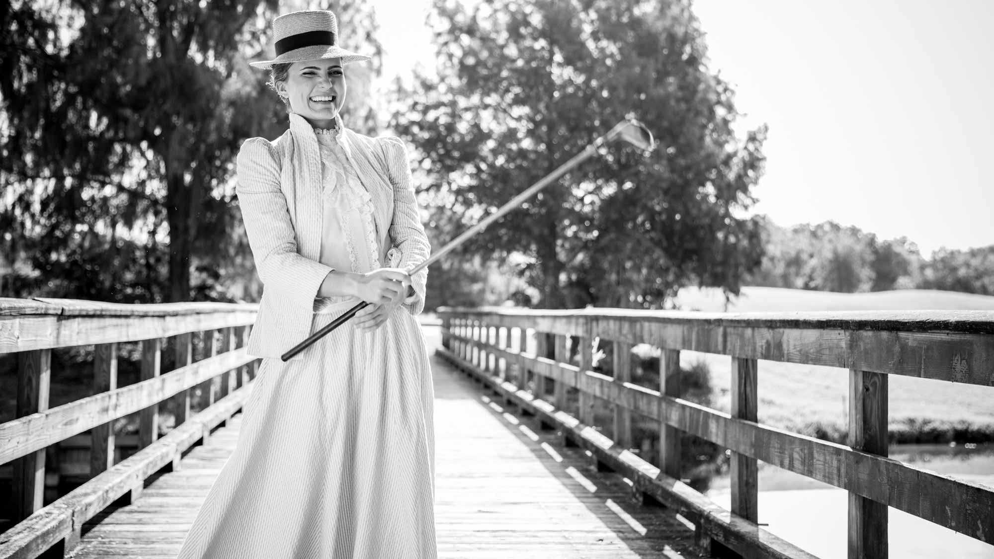 Lexi Thompson Goes Back In Time For a Red Bull Olympic Photoshoot ...